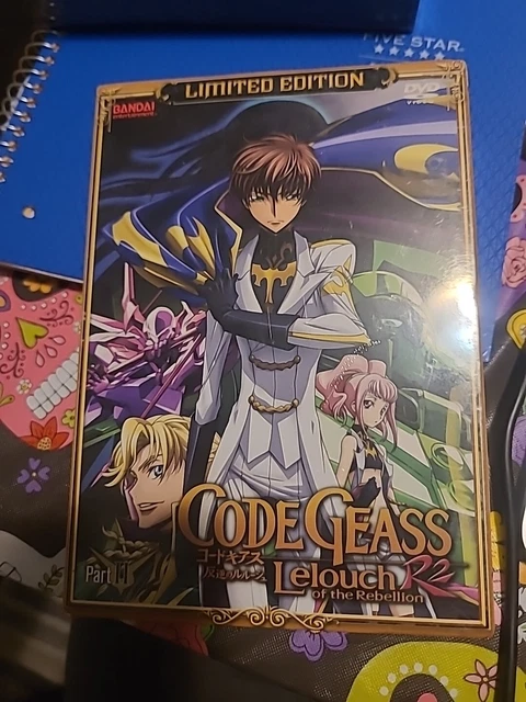 CODE GEASS: LELOUCH of the Rebellion R2 - Part 2 (DVD, 2009, 2-Disc Set ...