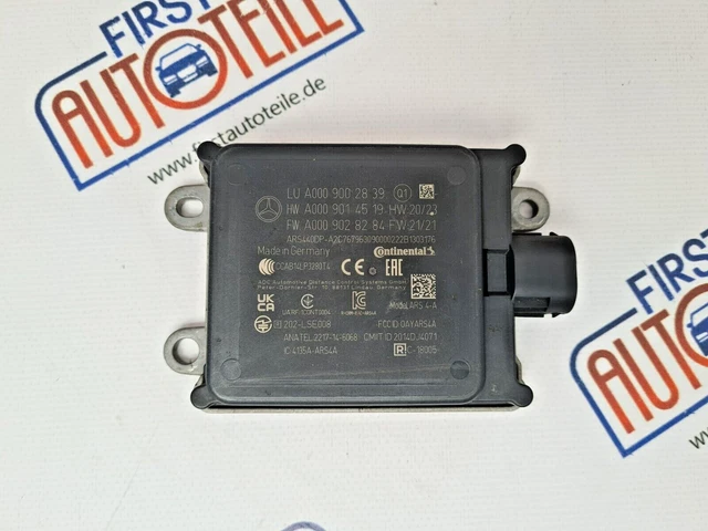 ORIGINAL MERCEDES-BENZ RADARSENSOR Distronic Radar Sensor A0009002839 ...
