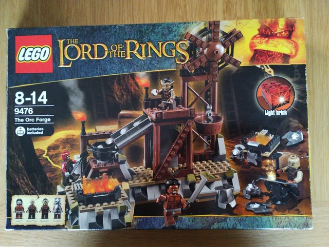 LEGO LORD OF The Rings Orc Forge 9476 - Inc. Scatola + Istruzioni EUR ...