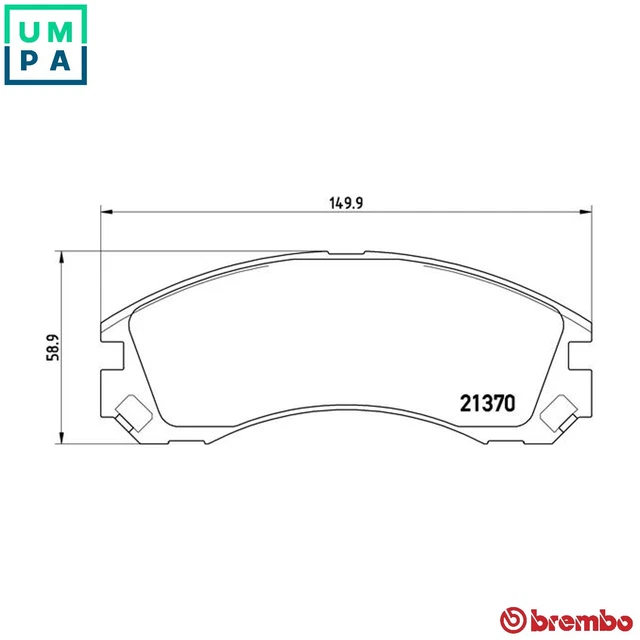 BRAKE PAD SET Disc Brake P 61 089 For Mitsubishi Sport/Montero/Pajero ...