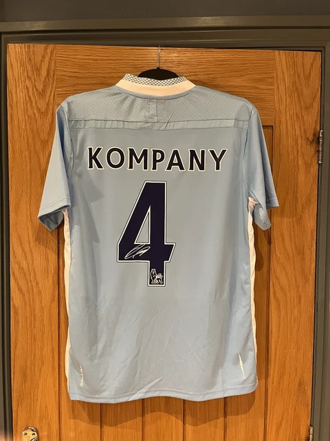 HAND SIGNED VINCENT Kompany 2011/12 Premier League Winning Season With ...