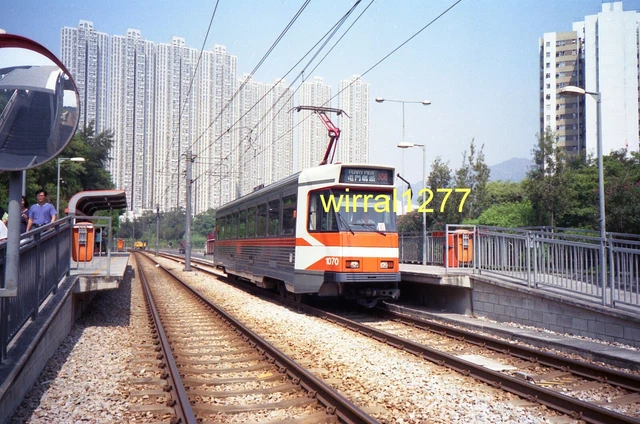 ORIGINAL BUS PHOTOGRAPHIC negative KCRC light rail car 1070 £3.50 ...