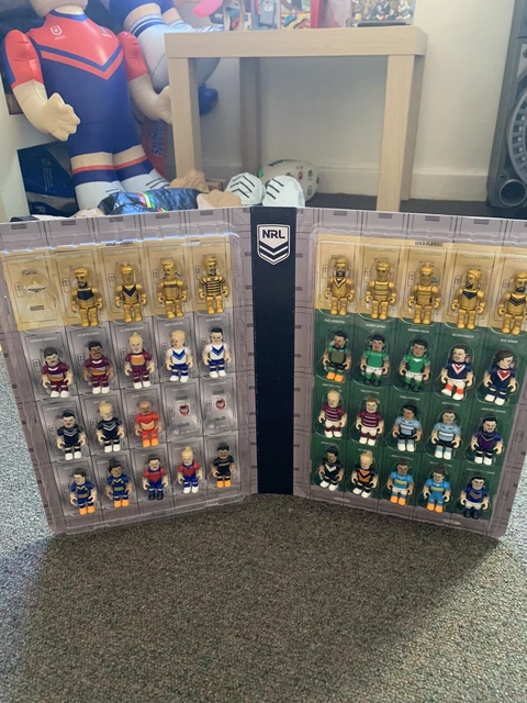 2024 NRL MICRO Figures Complete Collection Album 37/40 Present 3 To ...