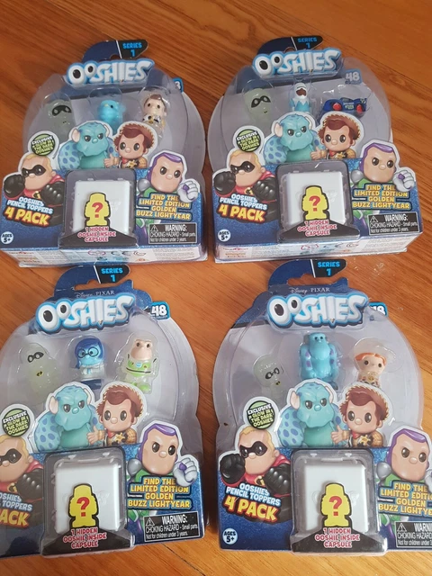 SALE 4X DISNEY Pixar Ooshies 4-Pack ALL VARIANTS cars toy story ...