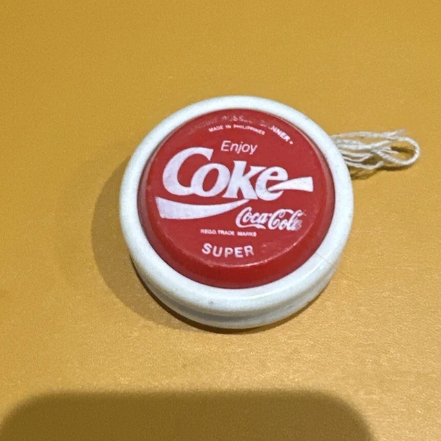 GENUINE RUSSELL SPINNER Enjoy Coca Cola Coke Yo Yo Vintage 1980s Yo-Yo ...