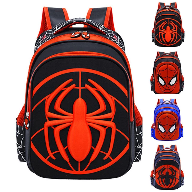 KIDS SPIDERMAN BACKPACK Boy Cartoon Lightweight School Bag Backpack ...