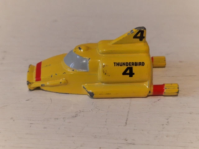 Vintage Rare 1992 Thunderbirds 4 Die Cast Matchbox Itc Ent Vehicle