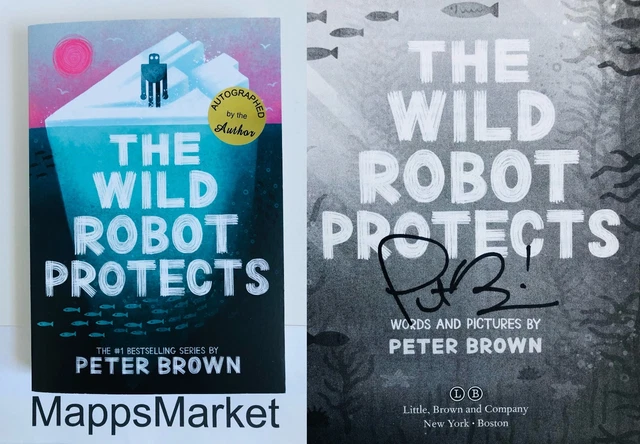 SIGNED THE WILD Robot Protects by Peter Brown 1st/4th (2025, Trade ...