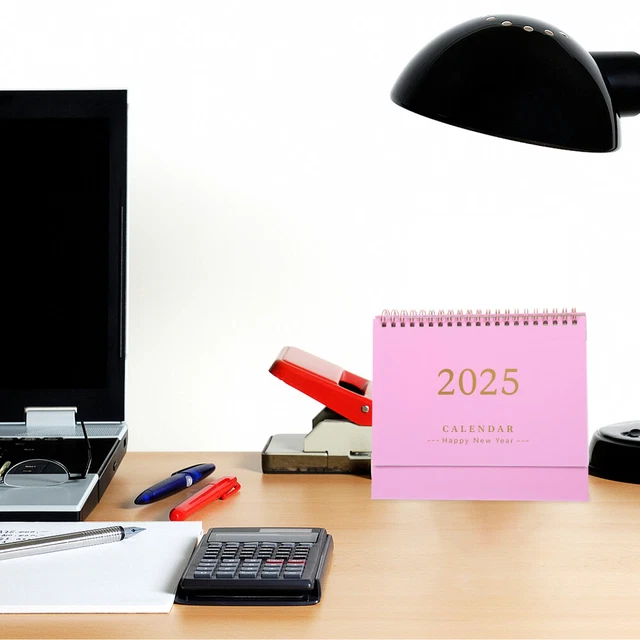 2025 TABLETOP CALENDAR, 2025 Daily Flip Calendar Standing Flip Desktop ...