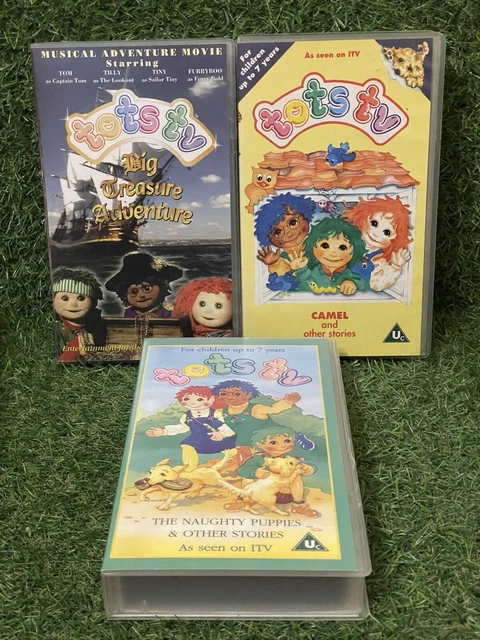 TOTS TV 3x VHS Bundle Children’s Kids Video Tapes £14.99 - PicClick UK