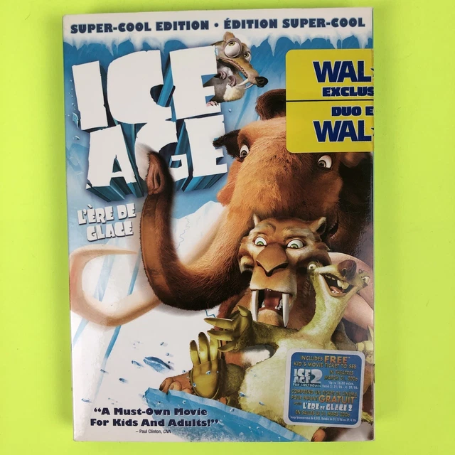 ICE AGE: SUPER-COOL Edition (DVD, 2002, Widescreen & Full Screen, 2 ...