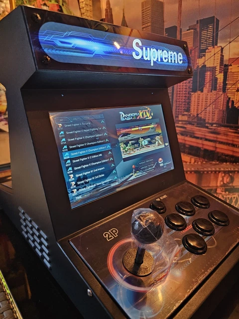 2 SCREEN BARTOP Arcade Machine Dual Player 10.1" Screen 4800 Retro ...