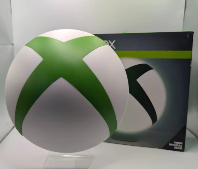 MICROSOFT XBOX LOGO Icon Light Up lamp - Gaming Room 3D Lamp - Slightly ...