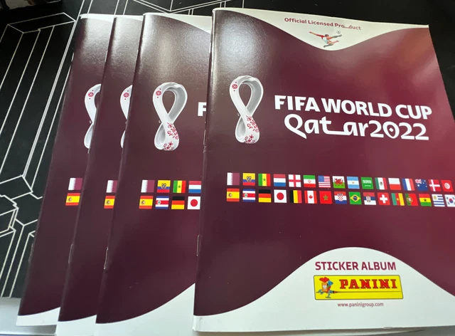 PANINI 2022 QATAR FIFA World Cup Sticker Album New 6 Free Stickers Set ...
