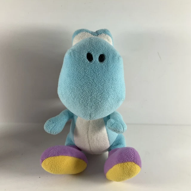 NINTENDO SUPER MARIO Bros - Pâle Bleu Yoshi Peluche - Occasion EUR 8,86 ...