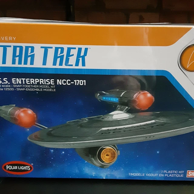 POLAR LIGHTS, STAR Trek, Discovery USS Enterprise NCC-1701,SCA 1:2500 ... POLAR LIGHTS, STAR Trek, Discovery USS Enterprise NCC-1701,SCA 1:2500 ...