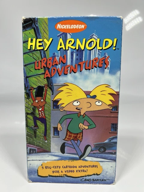 HEY ARNOLD - Urban Adventures (VHS, 1997) Nickelodeon Rare TESTED £97. ...