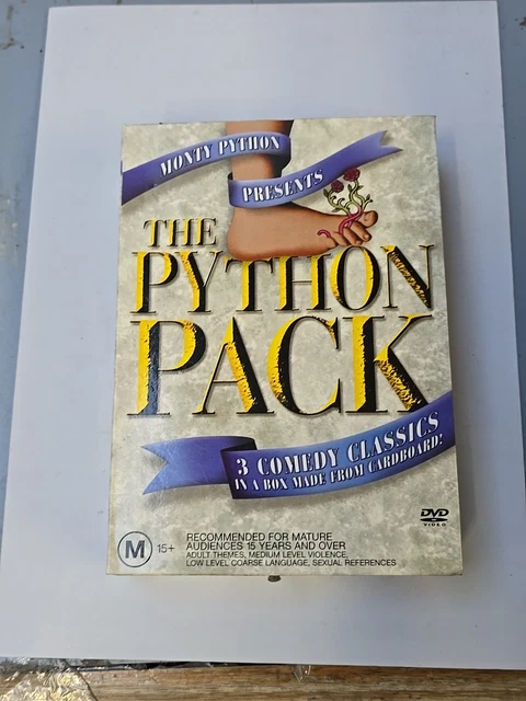 3 MONTY PYTHON Movie Pack (DVD 1971 3 disc boxset) John Cleese Graham ...