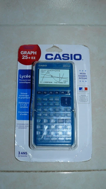 CALCULATRICE GRAPHIQUE CASIO Graph 25+ EII EUR 28,99 - PicClick FR