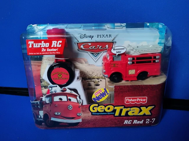 RARE FISHER PRICE disney cars geo trax rc red $74.28 - PicClick