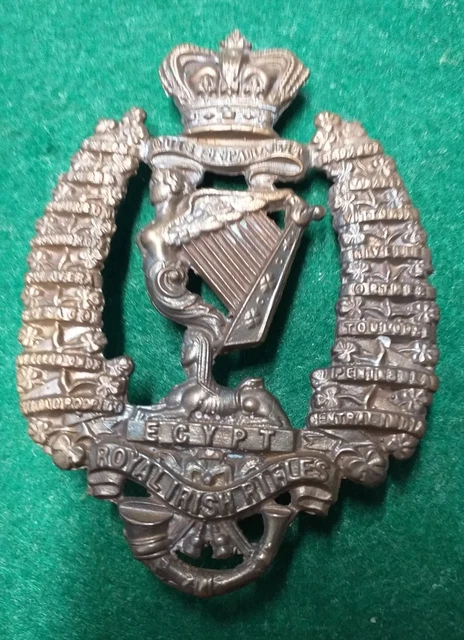 VICTORIAN ERA ROYAL Irish Rifles Helmet Plate Brass Metal £10.00 ...