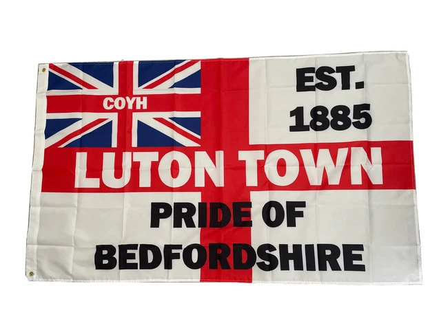 LUTON TOWN FC 5ft by 3ft Flag Banner - Shirt Scarf Badge Poster ...
