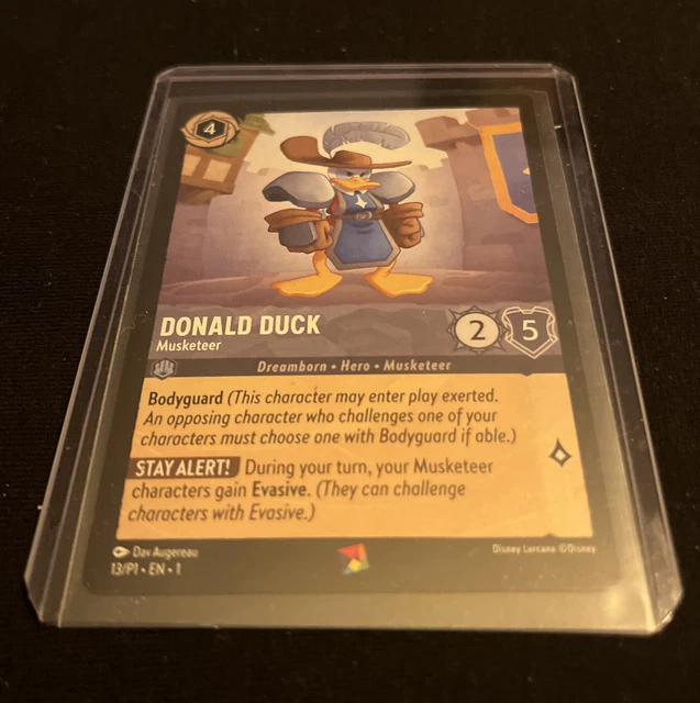 DISNEY LORCANA DONALD Duck Musketeer Promo Spiel 2023 Essen Germany ...