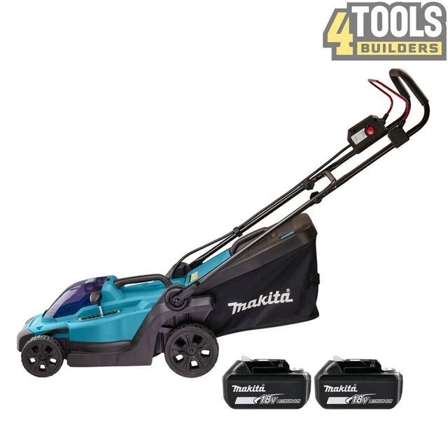 MAKITA DLM330Z 18V LXT Cordless 330mm Lawn Mower With 2 x 5.0Ah ...
