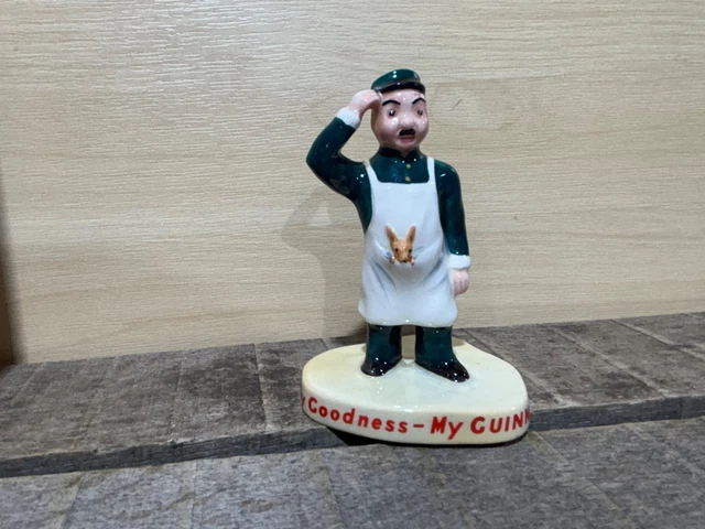 GUINNESS BEER PUB Bar Advertising Zoo Keeper Ceramic Carlton Ware ...