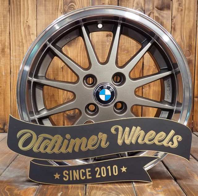 MIM 1900 15 inch Alloys 7x15 Wheels ET13, 4x100 PCD BMW E21 BMW E30 BMW ...