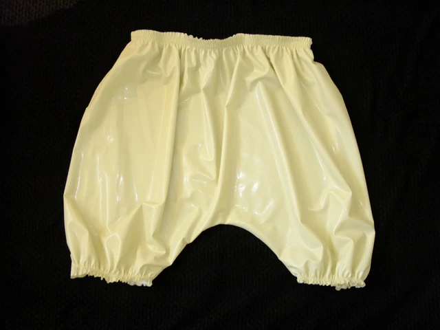 LATEX RUBBER KNICKERS Bloomers Shorts Pants Sissy Roleplay Briefs ...