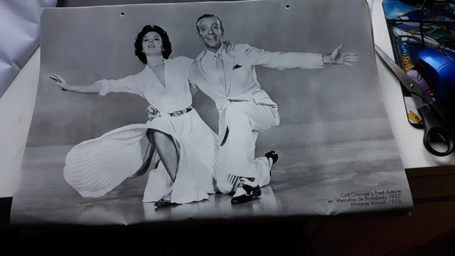 Lamina Poster Cyd Charisse Fred Astaire Eur 600 Picclick Fr