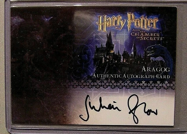 HARRY POTTER-JULIAN GLOVER-ARAGOG-COS-FILM-MOVIE-SIGNED-SIGNATURE ...