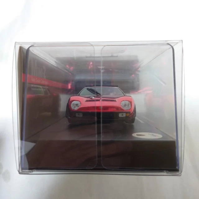 KYOSHO MINI-Z AUTO Scale Lamborghini Miura Jota SVR Chrome Red MZP36CR ...