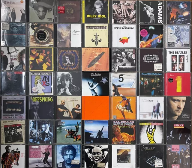 ROCK , POP, Punk Alben Sampler Top Titel CD Auswahl aus Sammlung (Nur ...