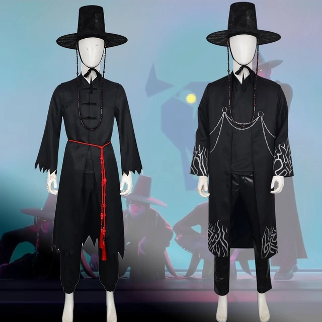 K-POP DEMON HUNTERS Costume Wig Hat Book Week Boys Idol Jinu Cosplay ...