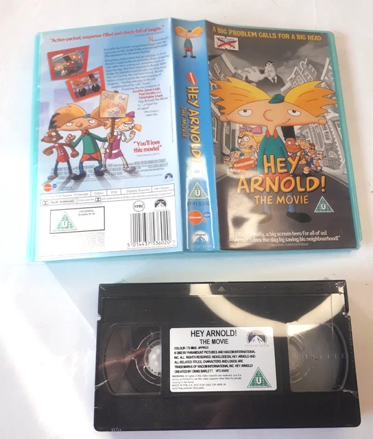 HEY ARNOLD! THE MOVIE VHS Video Cassette UK pal NEW SEALED RARE £40.00 ...