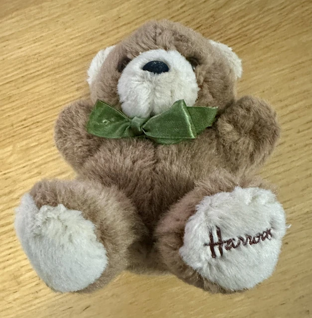 VINTAGE GENUINE HARRODS teddy bear. CE Unused . New No tags . Likely ...