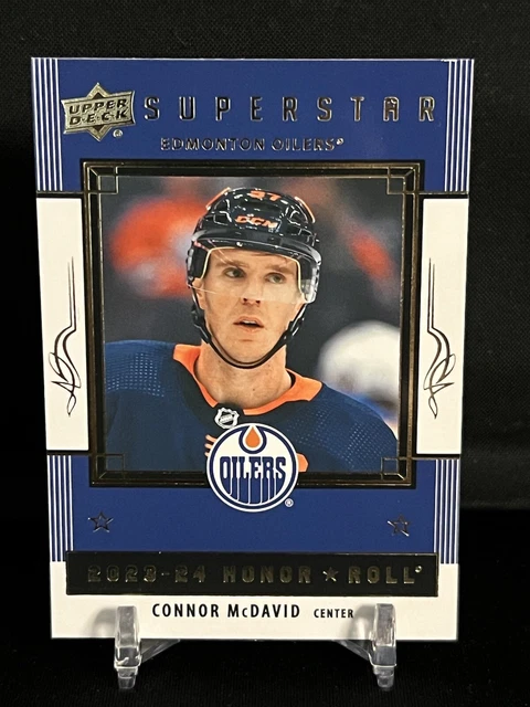 2023-24 UD SERIES 1 Superstar Honor Roll Connor McDavid #HR-28 Edmonton ...