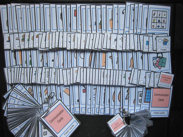 COMMUNICATION CARDS Autism/PECS/Dementia/ADHD/Self Help/Visual ...
