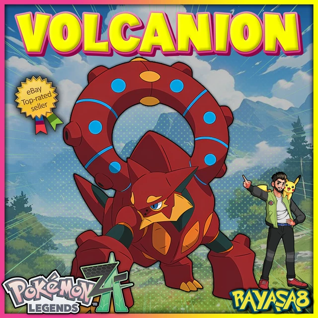 🔥 VOLCANION MYTHICAL Pokemon Legends ZA Best Stats 🌟 $3.45 - PicClick CA