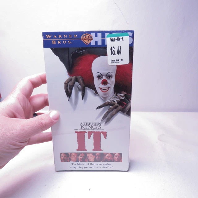 STEPHEN KING'S: IT (VHS) John Ritter Not Rated 1990 Sealed New ...