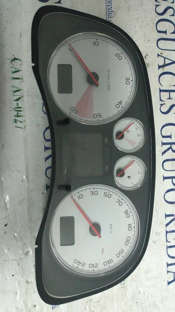 P9655925880 TABLEAU DE bord compteur pour PEUGEOT 307 1.6 HDI 2004 ...