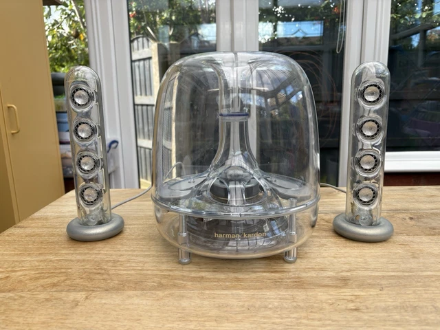 HARMAN KARDON SOUNDSTICKS II - Great Speakers - Aux Cable - Original ...