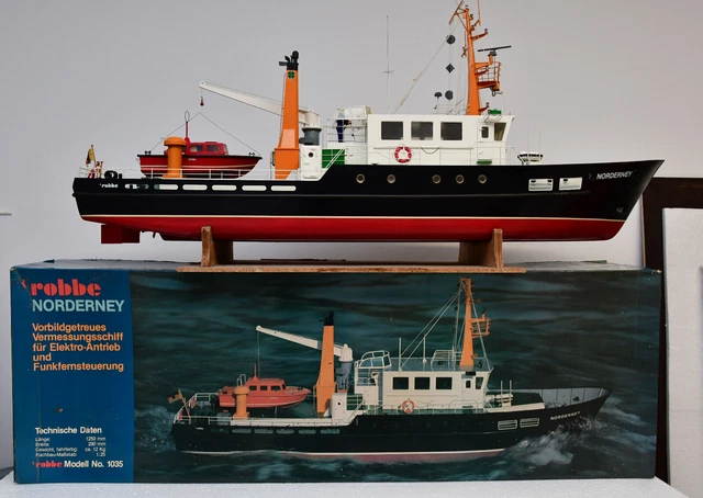 RC MODELSCHIFF NORDERNEY und Beiboot Möwe von Robbe, Graubner und Zubehör EUR 800,00 - PicClick DE