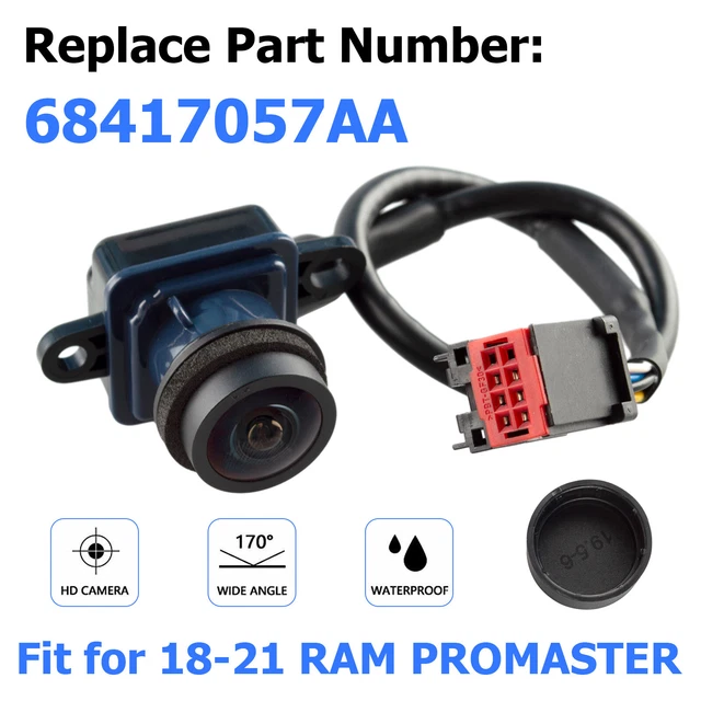68417057AA REAR VIEW CAMERA For RAM PROMASTER 1500 2500 3500 2018-2021 ...