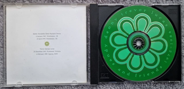 SANDY DENNY TREVOR Lucas And Friends - The Attic Tracks **ALBUM CD RARE ...