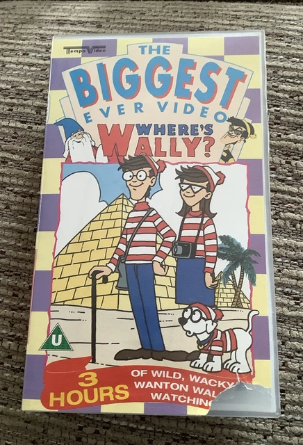 THE BIGGEST EVER Where’s Wally Video [VHS] [VHS Tape] £15.99 - PicClick UK