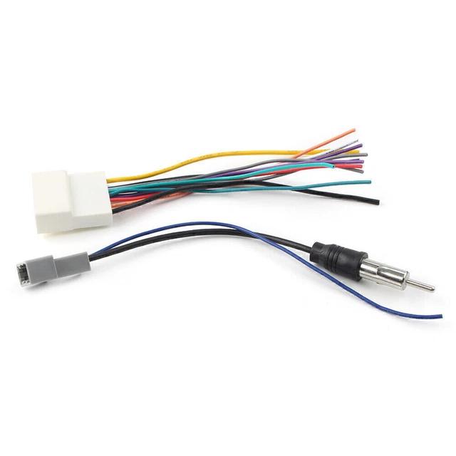 ISO WIRING HARNESS Connector Adaptor Lead Loom Cable Wire Plug for 07 ...