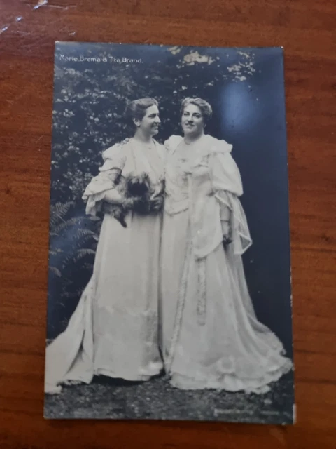 POSTCARD. ACTOR ACTRESS. Marie Brema. Tita Brand. Vintage. c1910's EUR 6,06 - PicClick FR